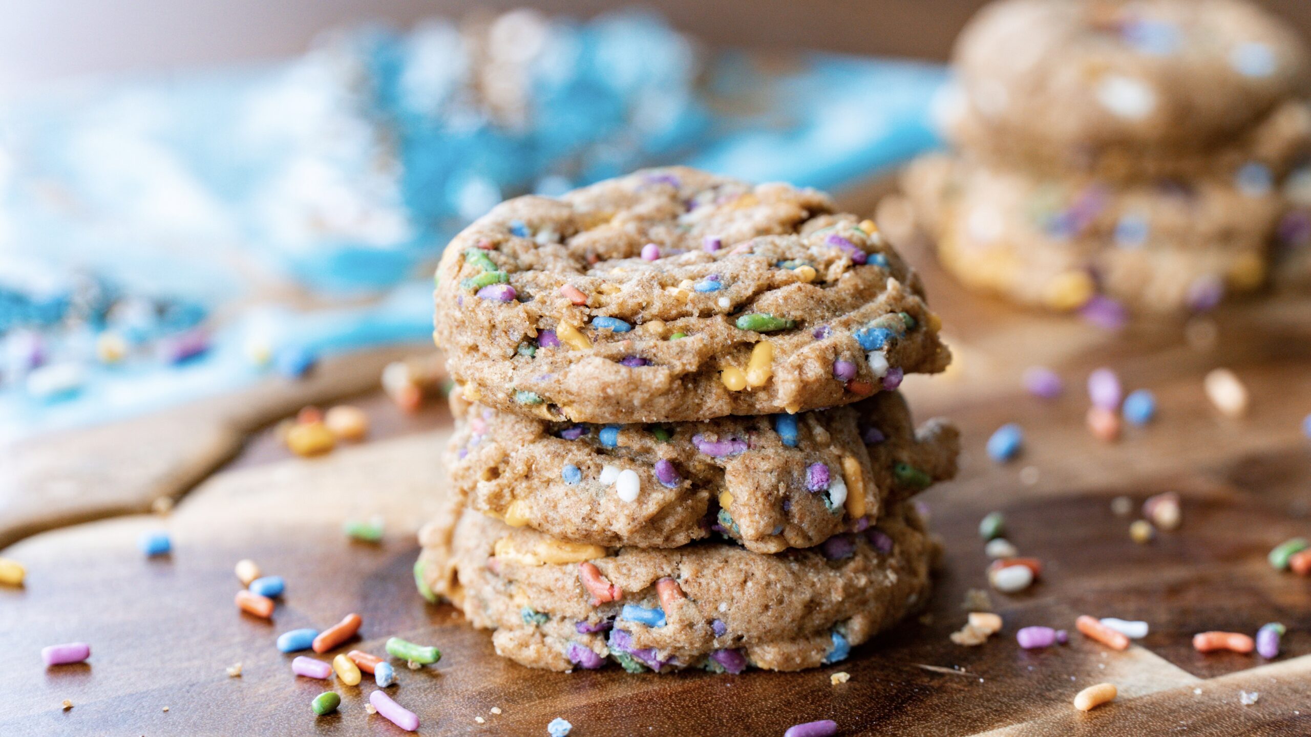 Healthy Confetti Cookies | Showit Blog